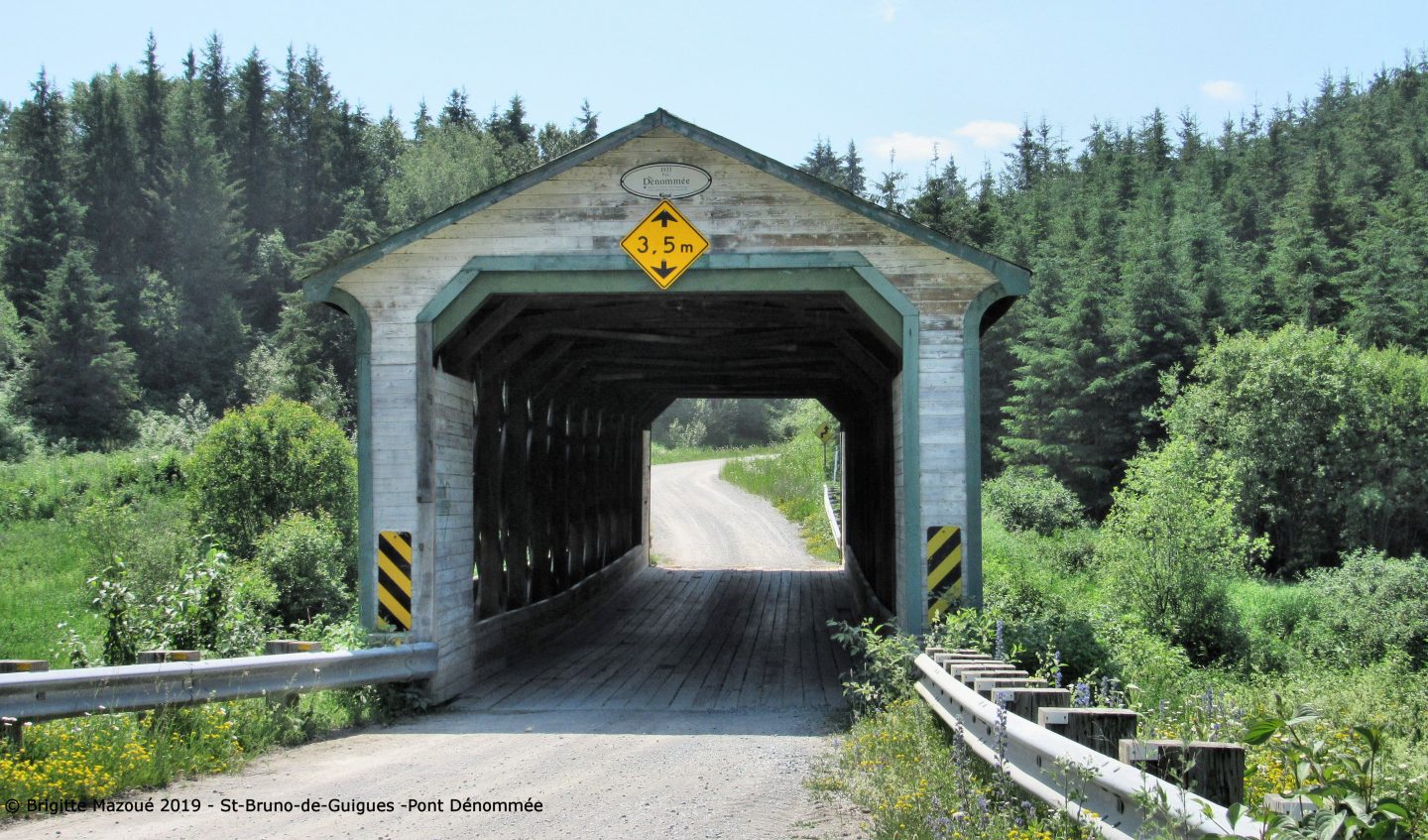 Pont couvert Dénommée | Vivre au Témiscamingue