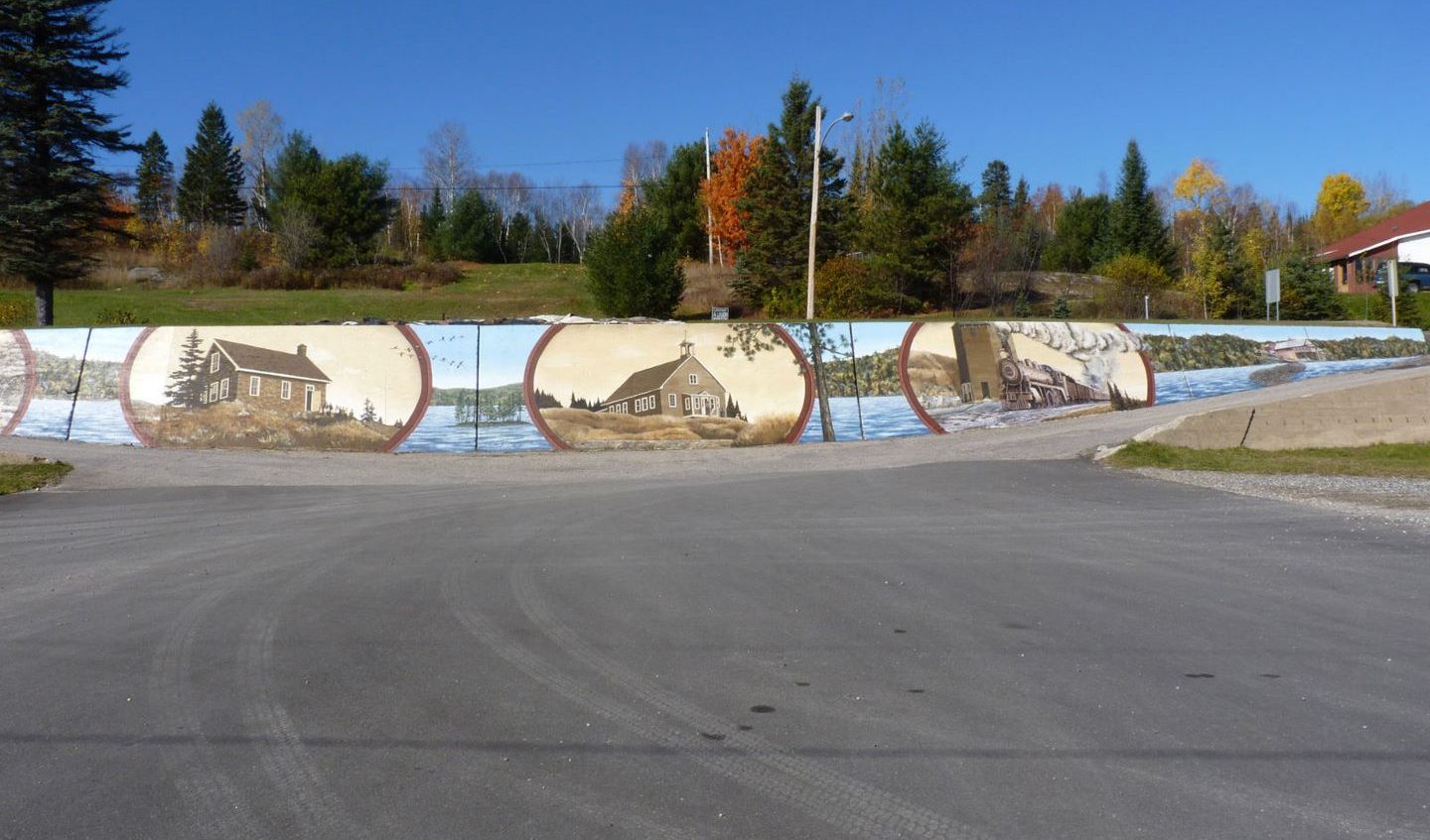 Murale historique de Laniel | Vivre au Témiscamingue